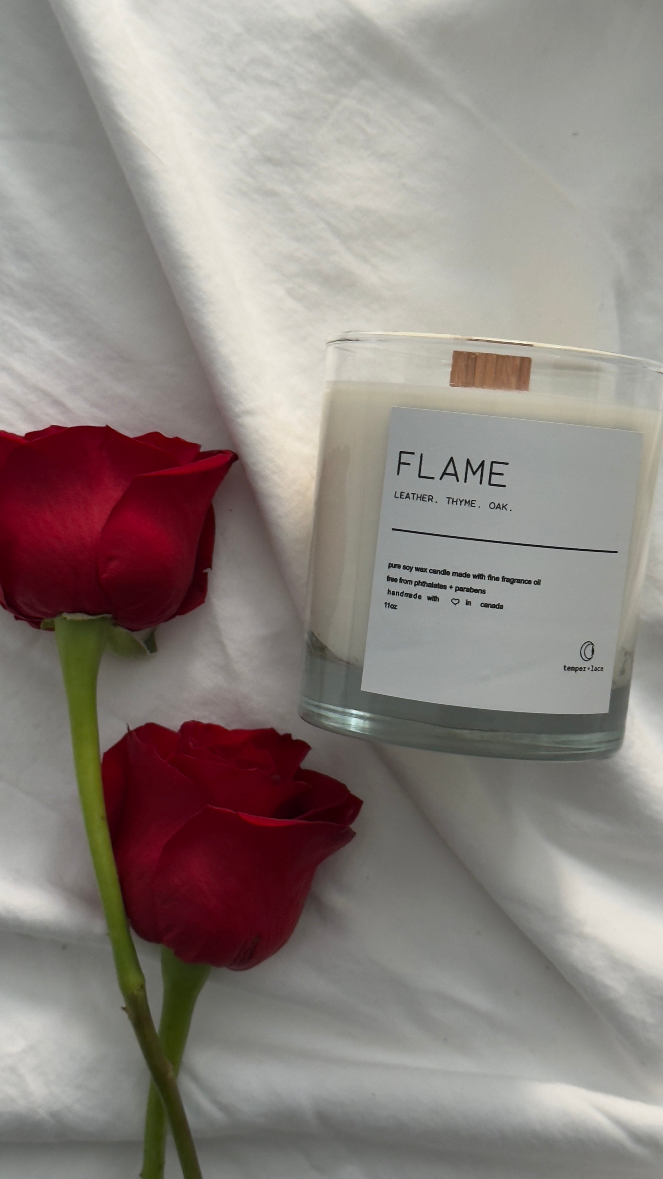 FLAME – temper + lace