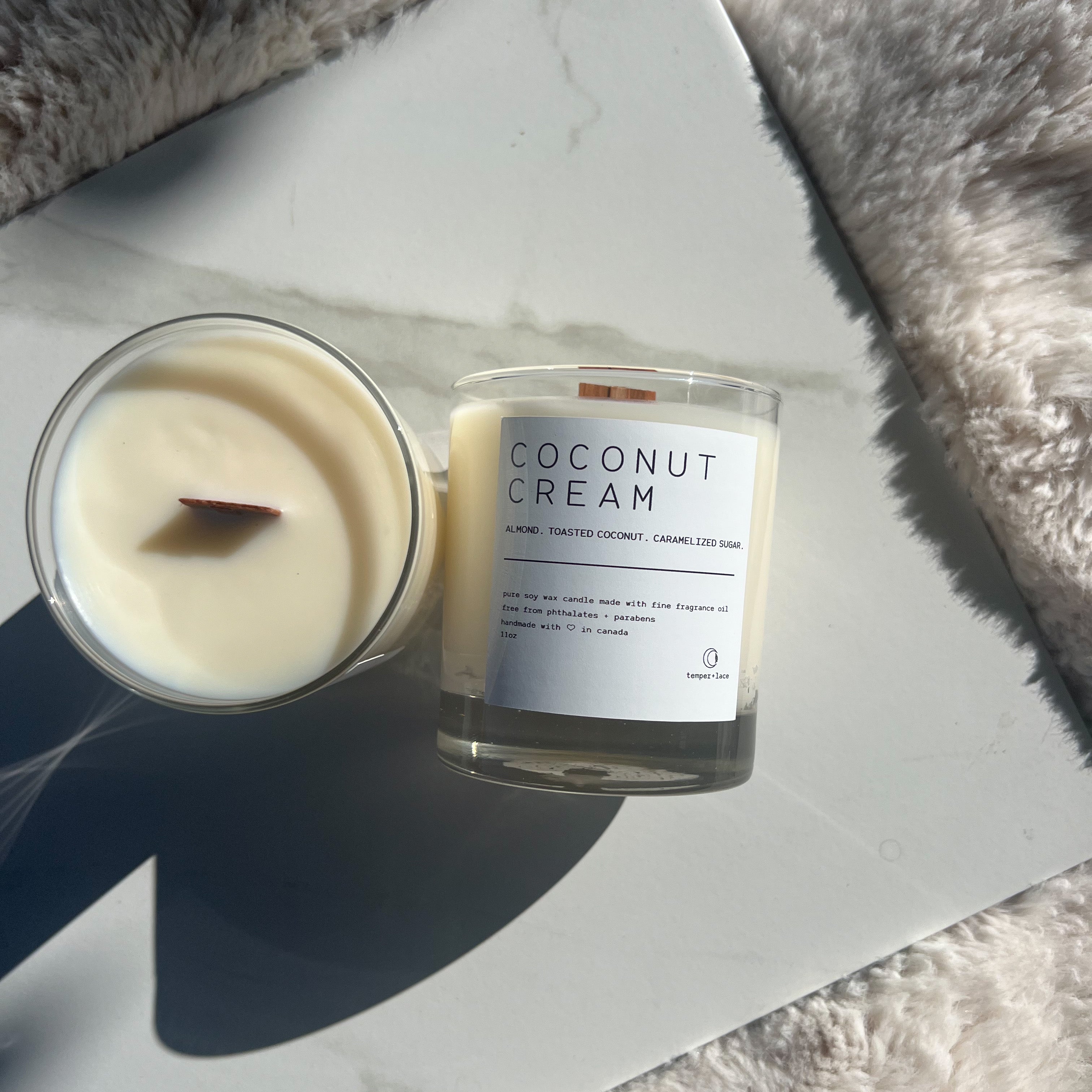 COCONUT CREAM – temper + lace